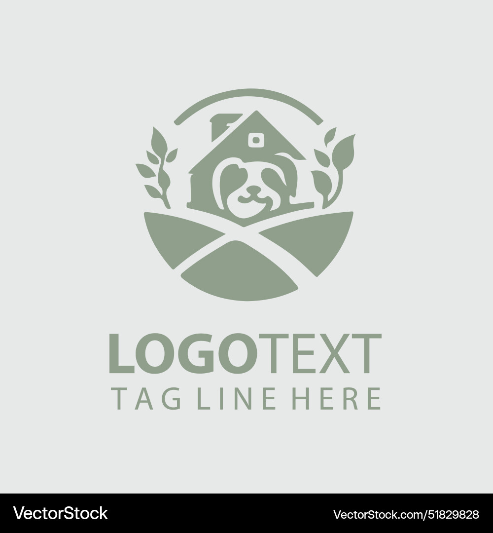 Farm view logo Royalty Free Vector Image - VectorStock