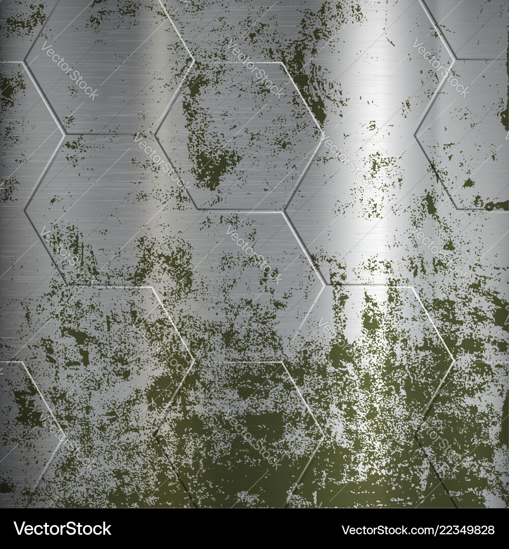 Metal armored military surface Royalty Free Vector Image