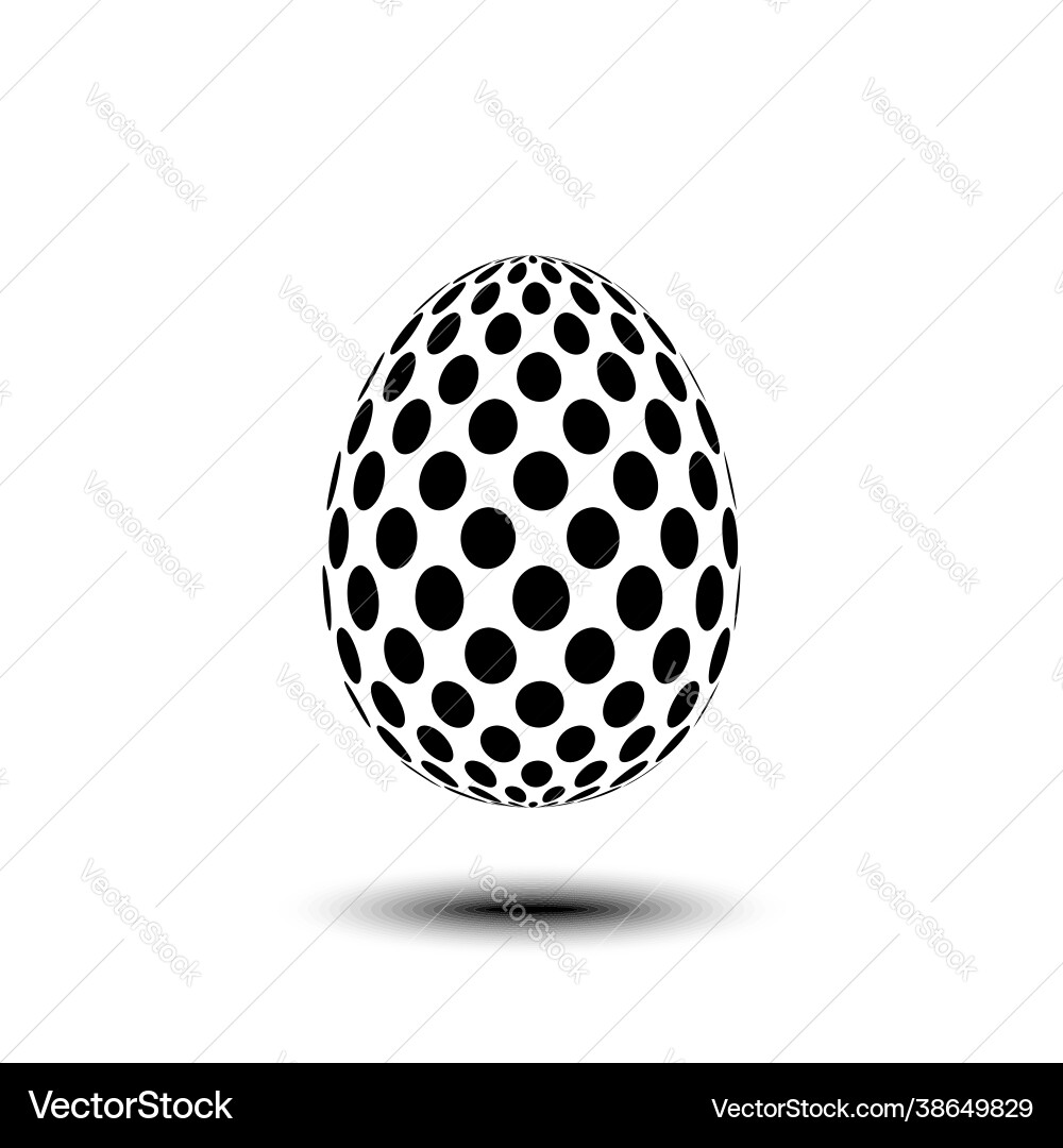 Easter egg Royalty Free Vector Image - VectorStock
