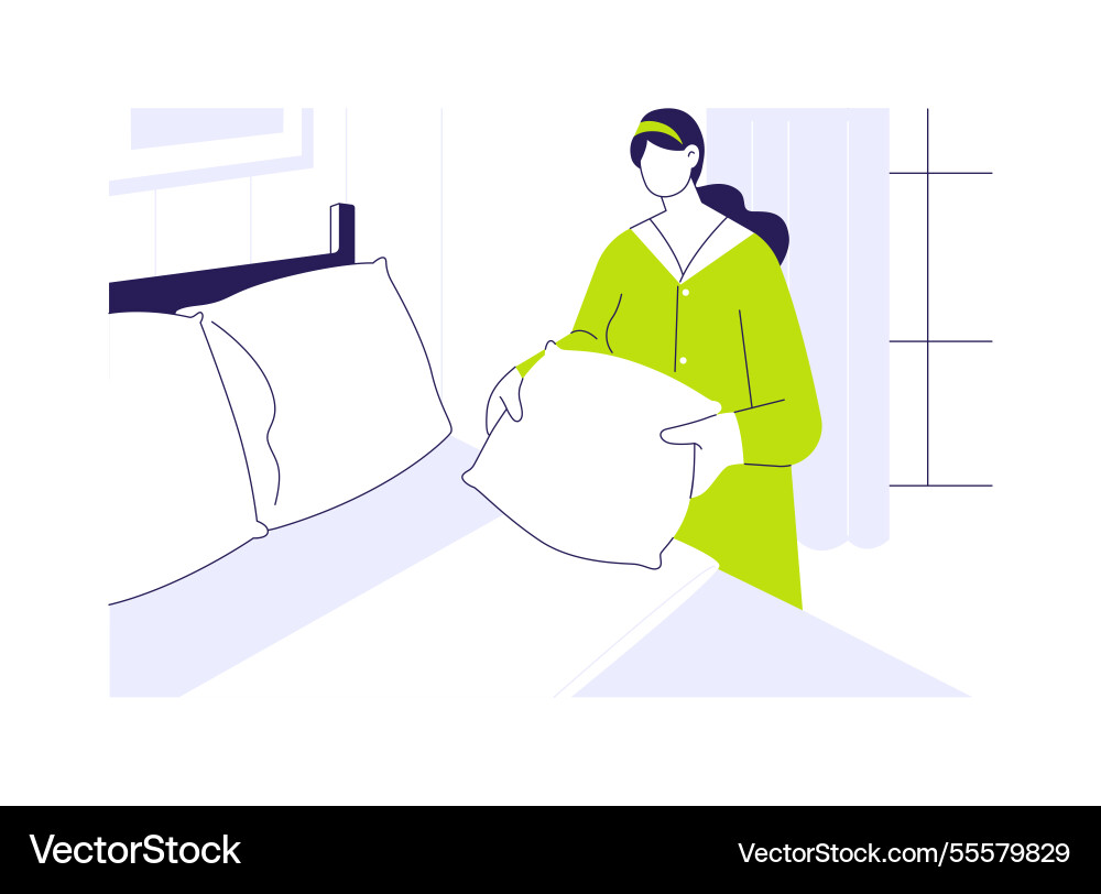 Housekeeping abstract concept Royalty Free Vector Image
