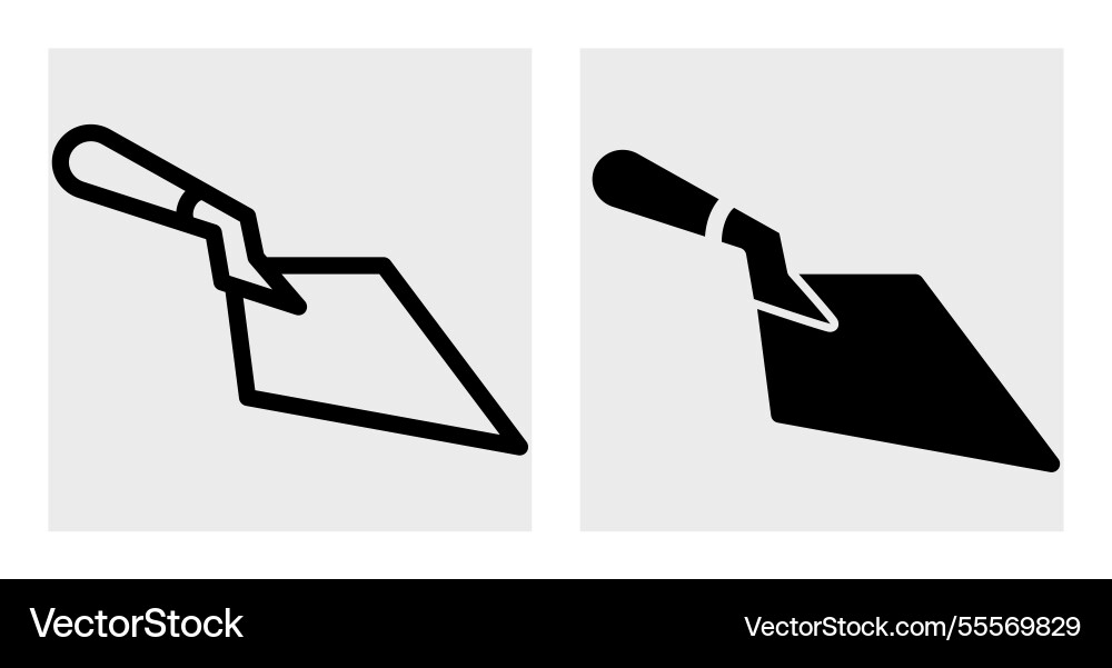 Trowel Royalty Free Vector Image - VectorStock