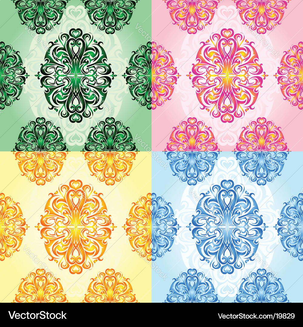 Wallpaper background design Royalty Free Vector Image