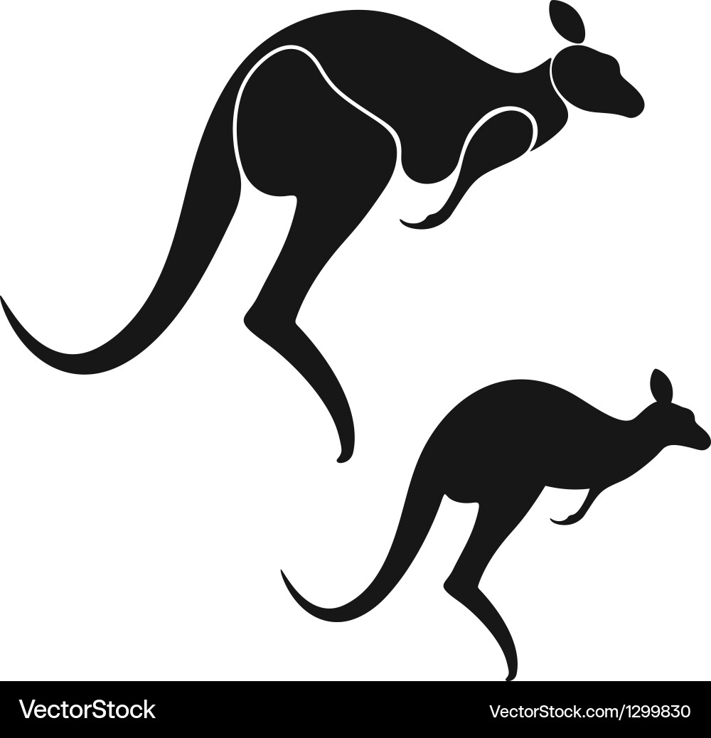 Kangaroo Royalty Free Vector Image - VectorStock