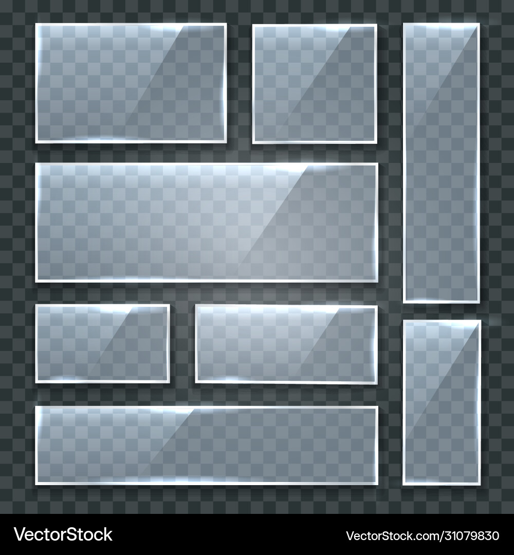 Reflective glass Vector Images & Graphics for Commercial Use | VectorStock