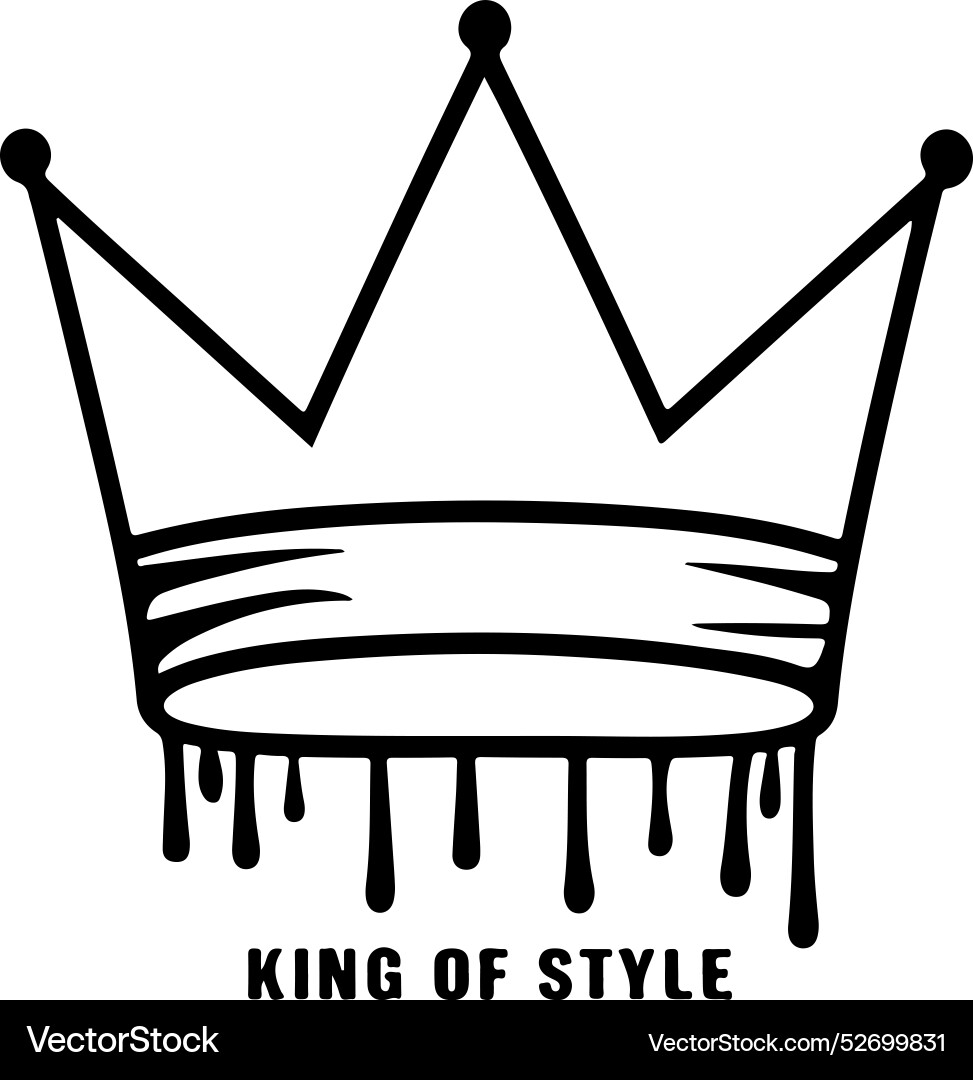 Crown design king of style Royalty Free Vector Image