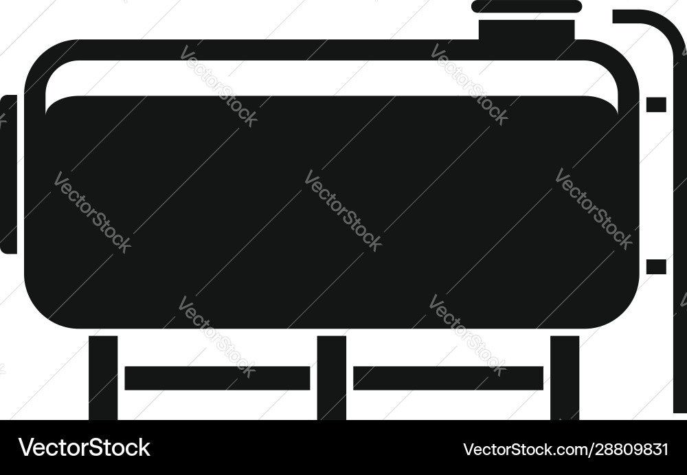 Milk tank icon simple style Royalty Free Vector Image