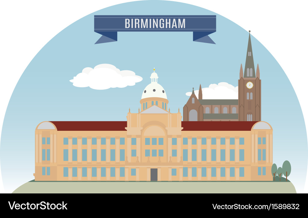 Birmingham Royalty Free Vector Image - VectorStock