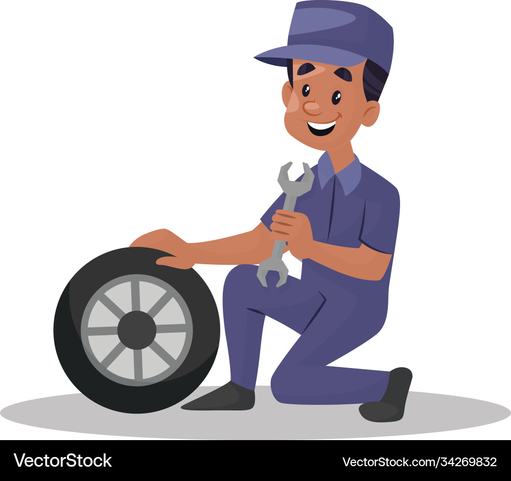 Mechanic Royalty Free Vector Image - VectorStock