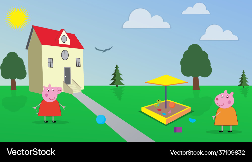 Peppa Royalty Free Vector Image - VectorStock