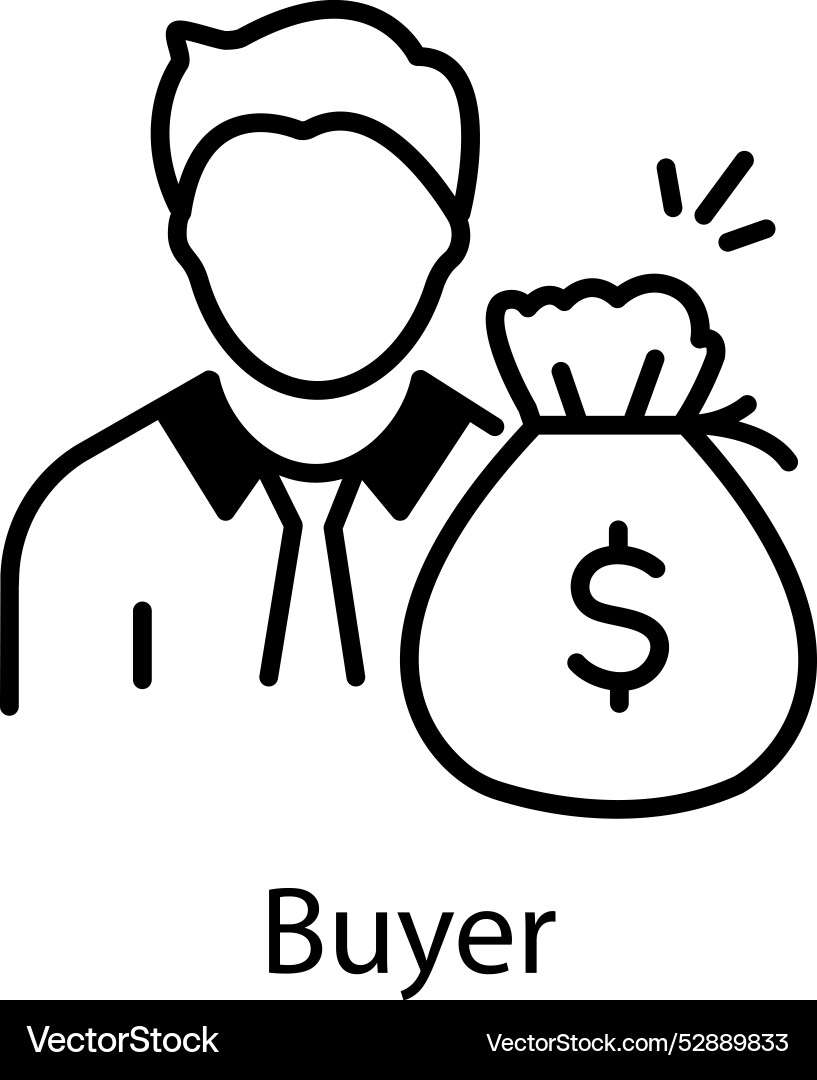 Buyer Royalty Free Vector Image - VectorStock