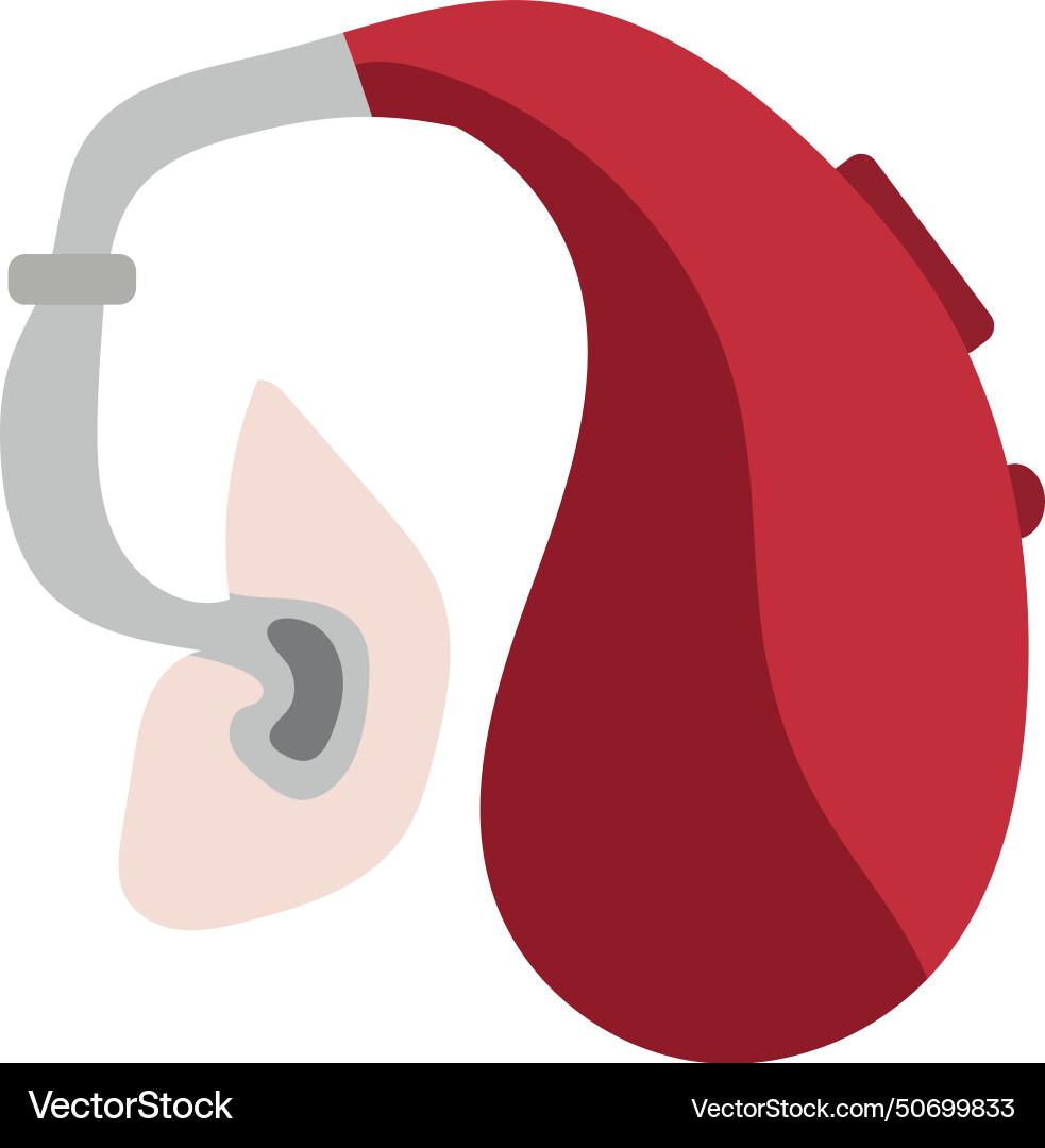 Cochlear implant isolated device Royalty Free Vector Image