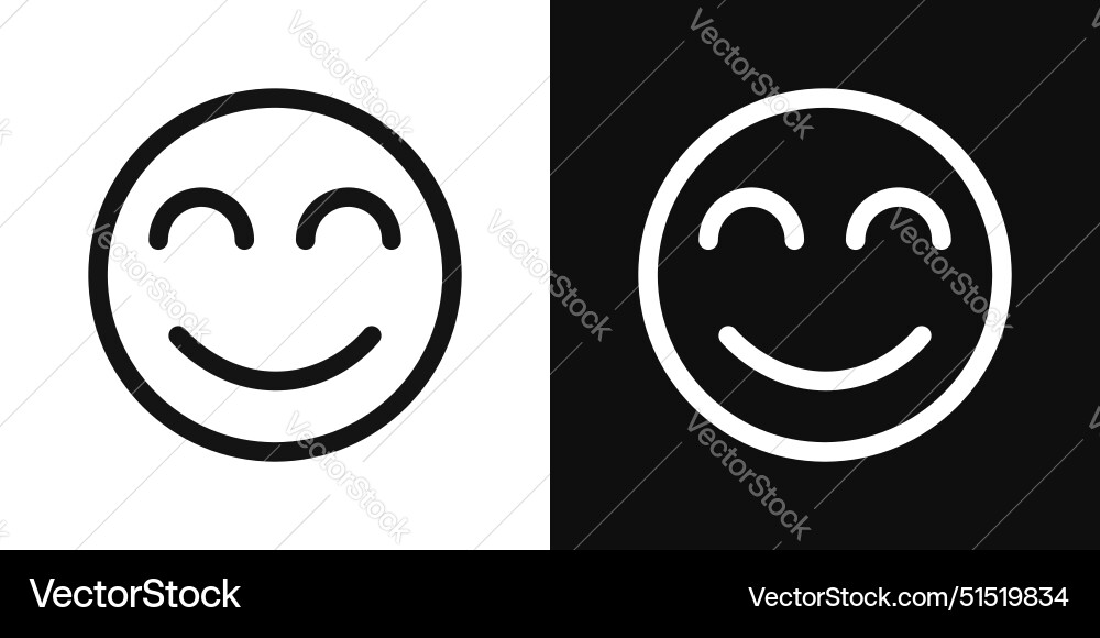 Smile icon Royalty Free Vector Image - VectorStock