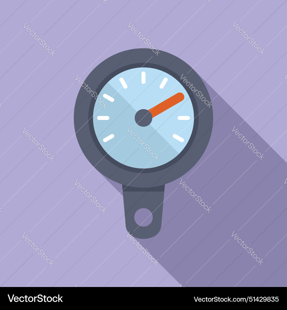 A pressure gauge on purple Royalty Free Vector Image