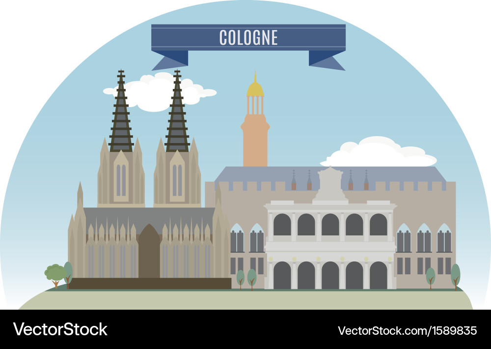 Cologne Royalty Free Vector Image - VectorStock