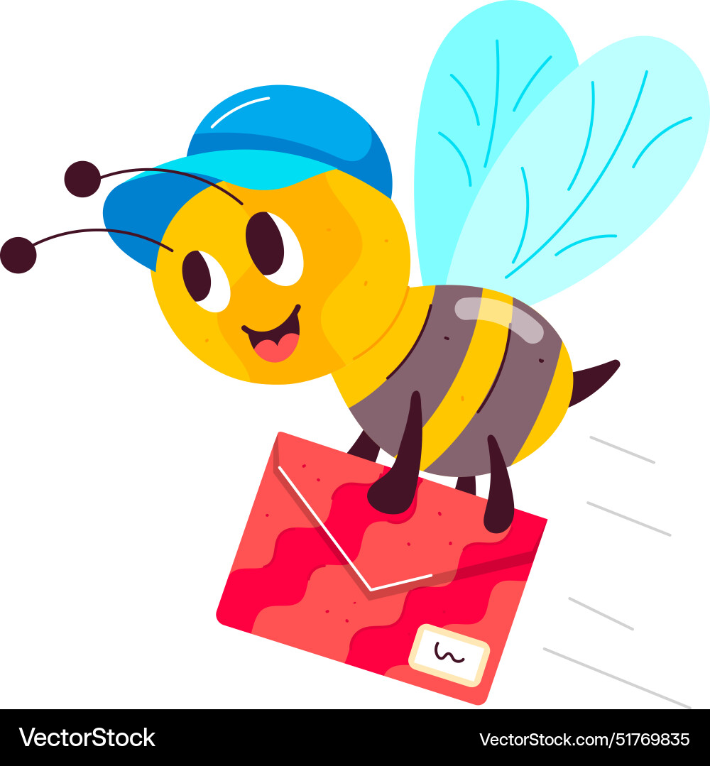 Ready to use flat sticker of send email Royalty Free Vector