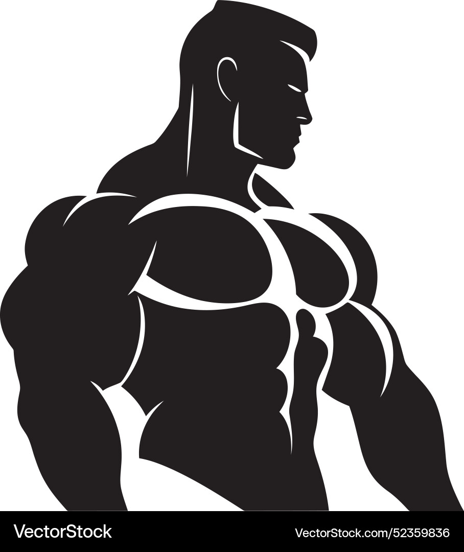 Bodybuilding and pilates core strength Royalty Free Vector