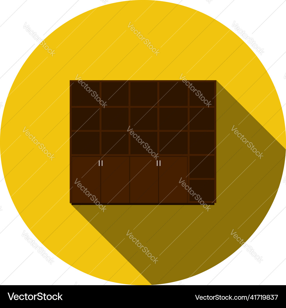 Office cabinet icon Royalty Free Vector Image - VectorStock