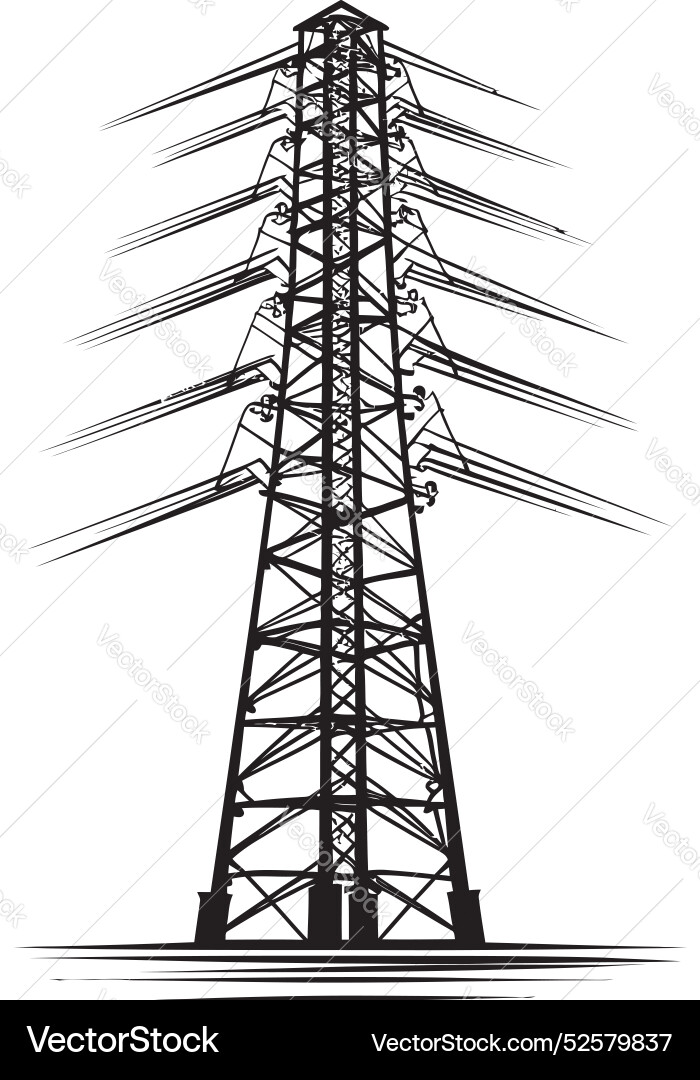 Voltdefender emblem for electric infrastructure Vector Image
