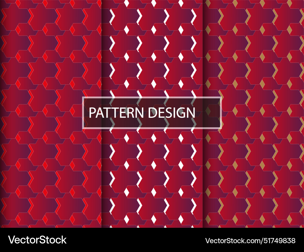 Geometric pattern design Royalty Free Vector Image
