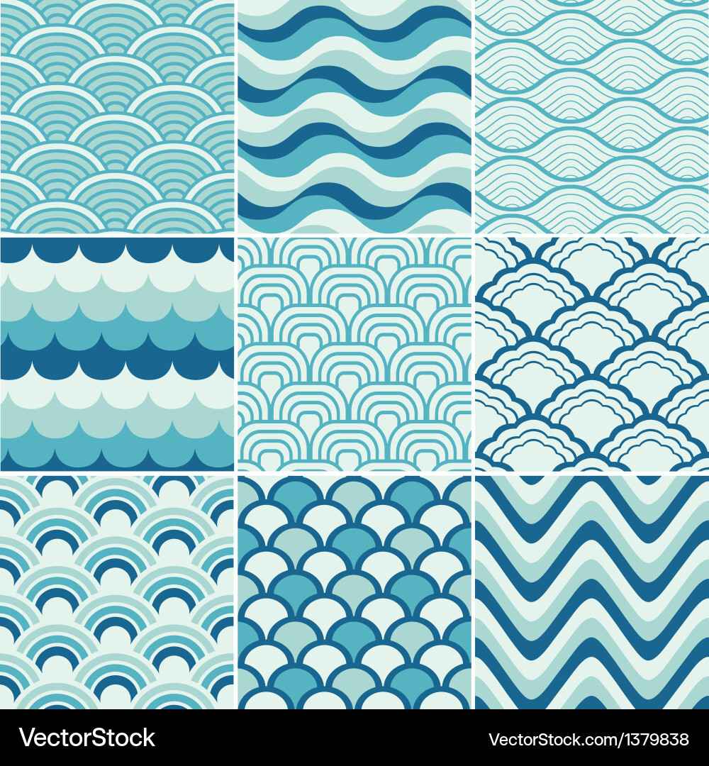 Seamless Pattern Water Vector Images (over 91,000)