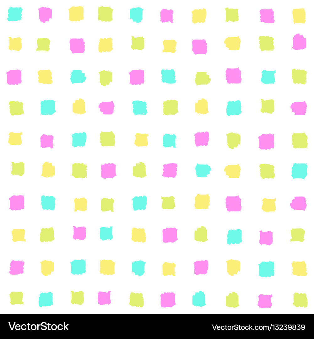 Bright squares seamless pattern Royalty Free Vector Image