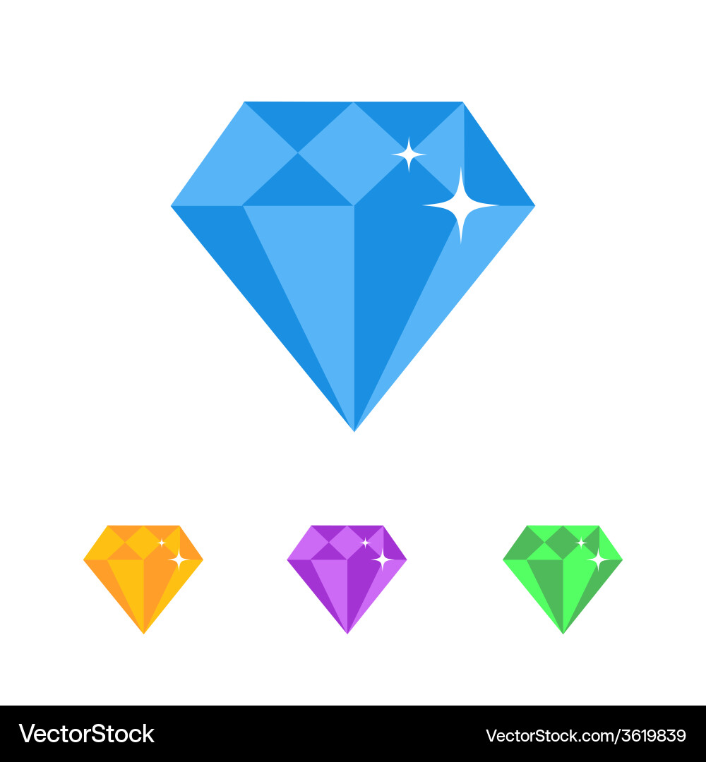 Diamonds Royalty Free Vector Image - VectorStock