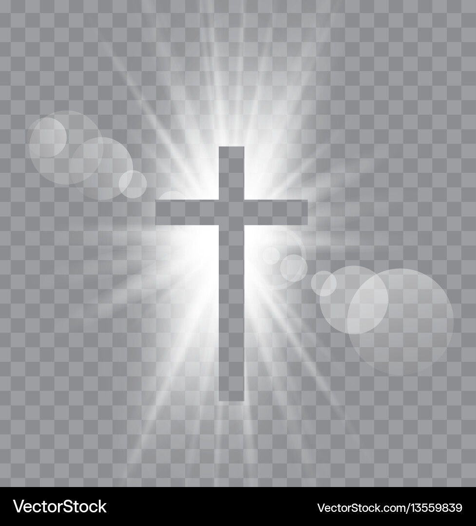 Cross With Sun In Background