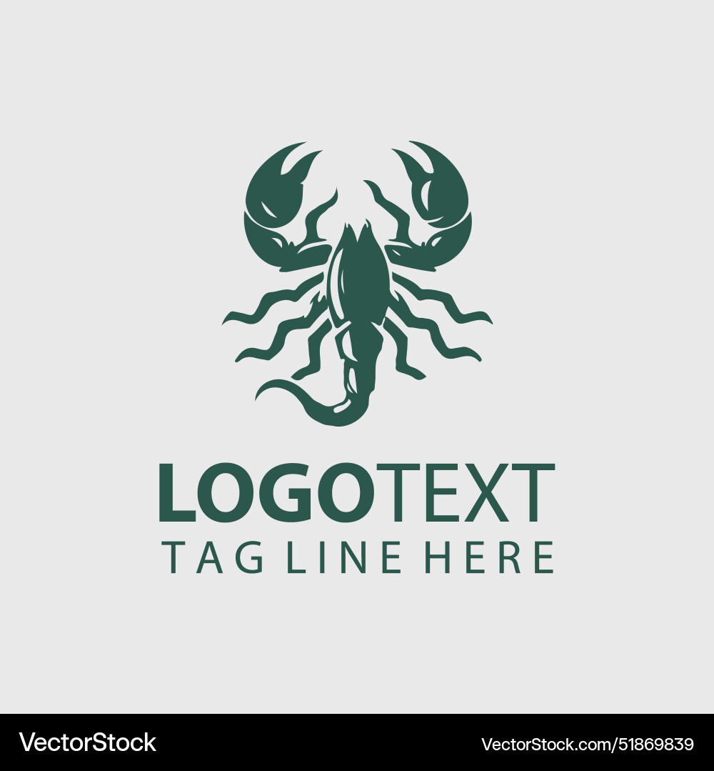 Scorpion logo Royalty Free Vector Image - VectorStock