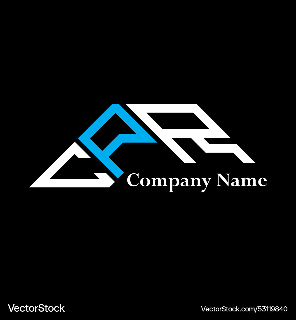 Cpr logo design simple and modern Royalty Free Vector Image