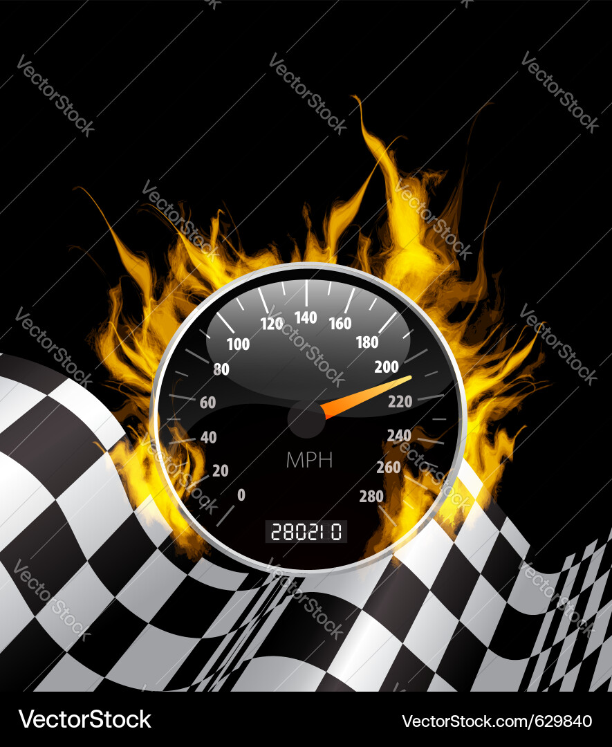 Speedometer Royalty Free Vector Image - VectorStock