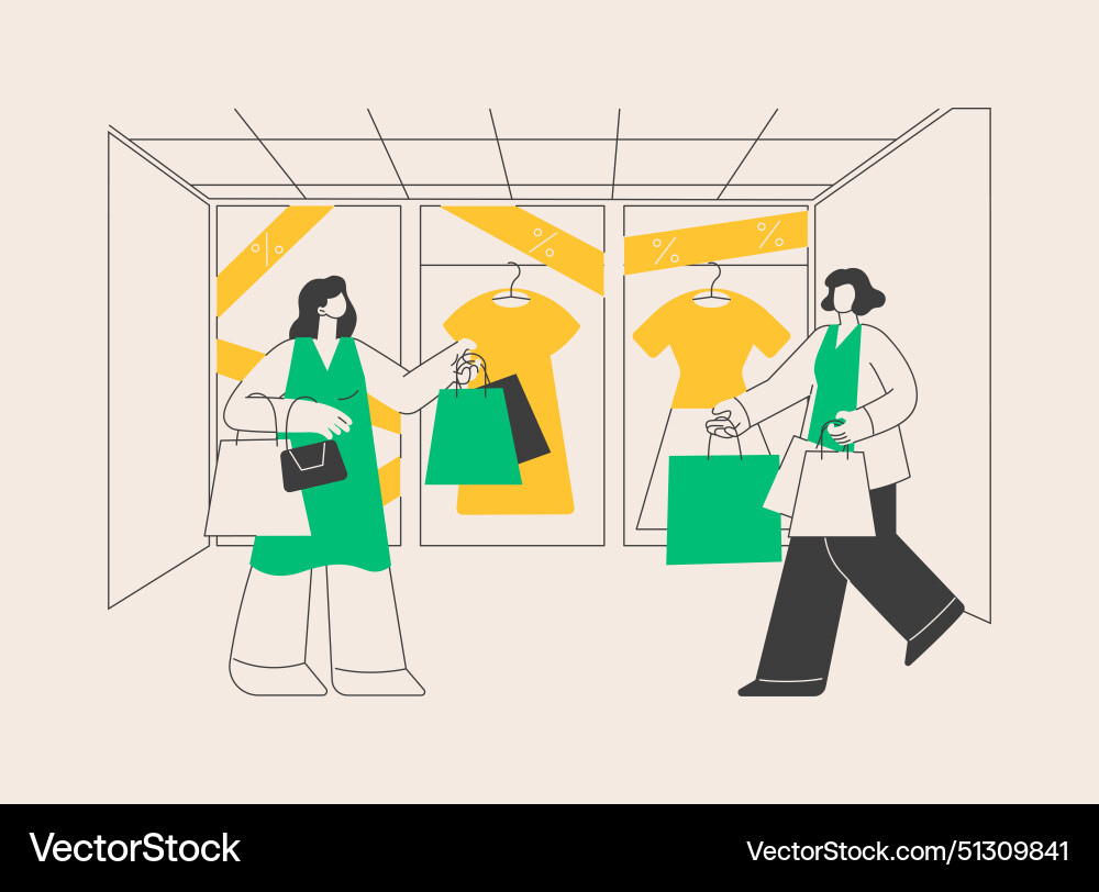 Anchor store abstract concept Royalty Free Vector Image