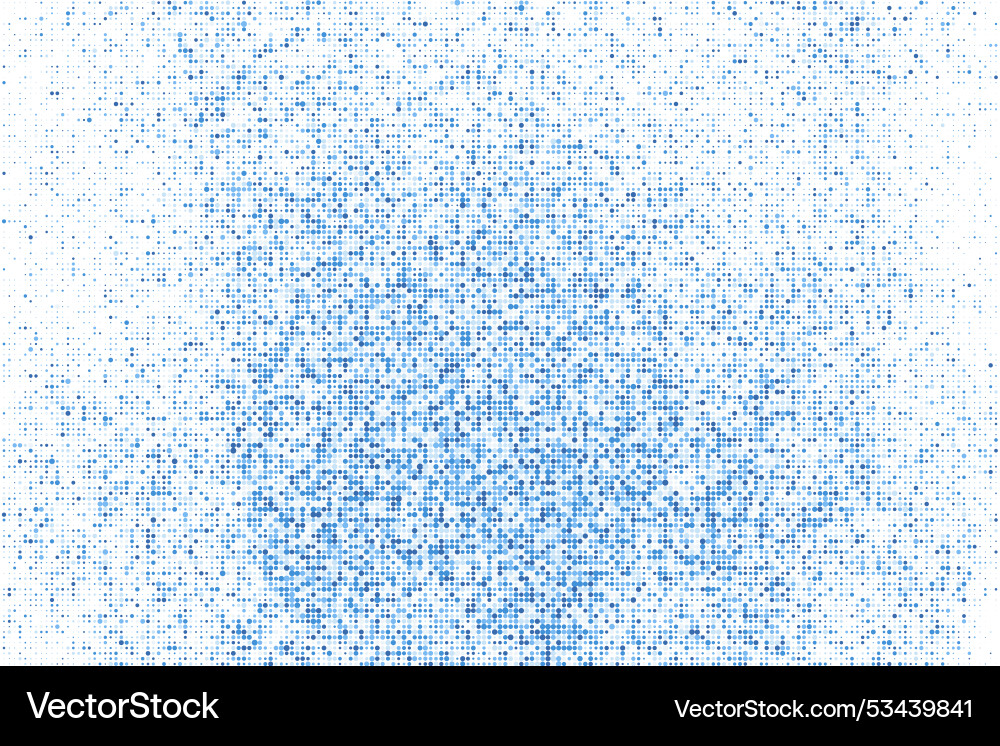 Blue dotes texture Royalty Free Vector Image - VectorStock