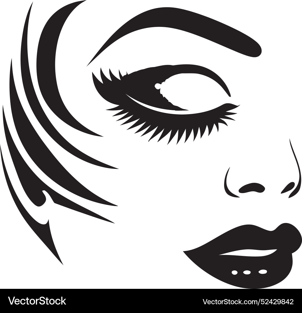 Mastering lip art detailed techniquesexpressive Vector Image