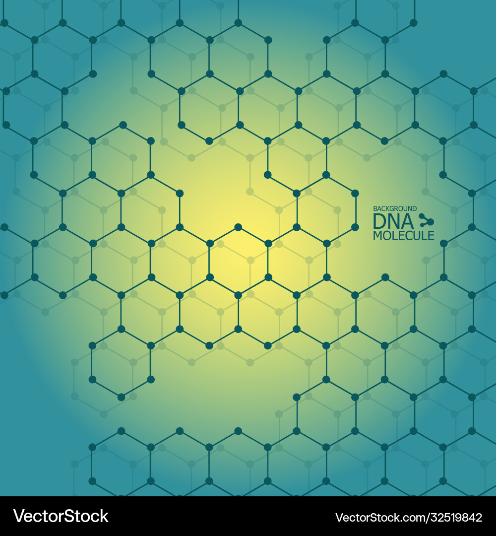 Molecules background eps 10 Royalty Free Vector Image