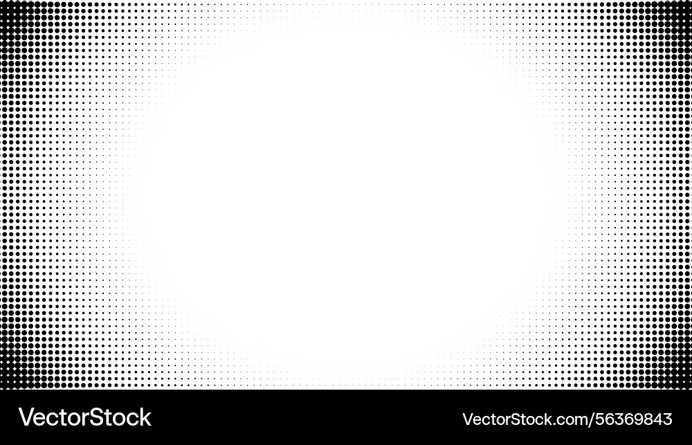 Dot corner background pattern with half tone Vector Image