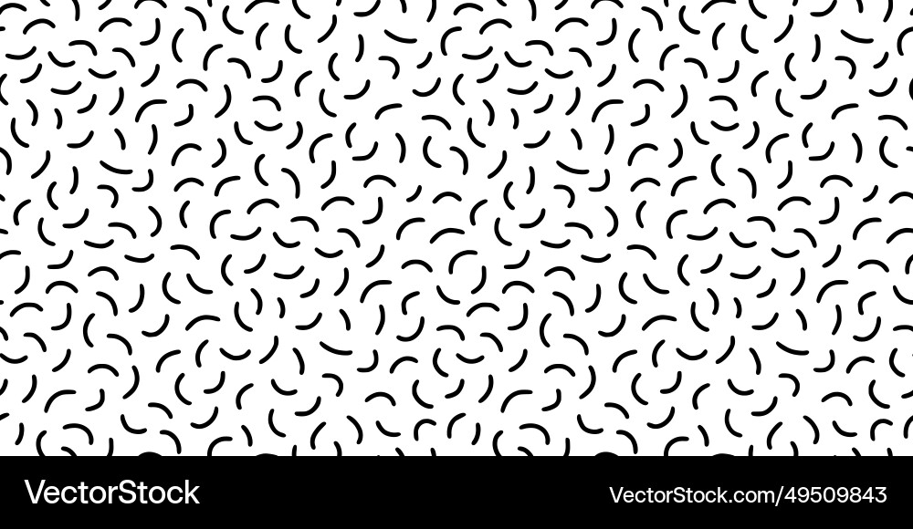 Small dash pattern on white background hand drawn Vector Image
