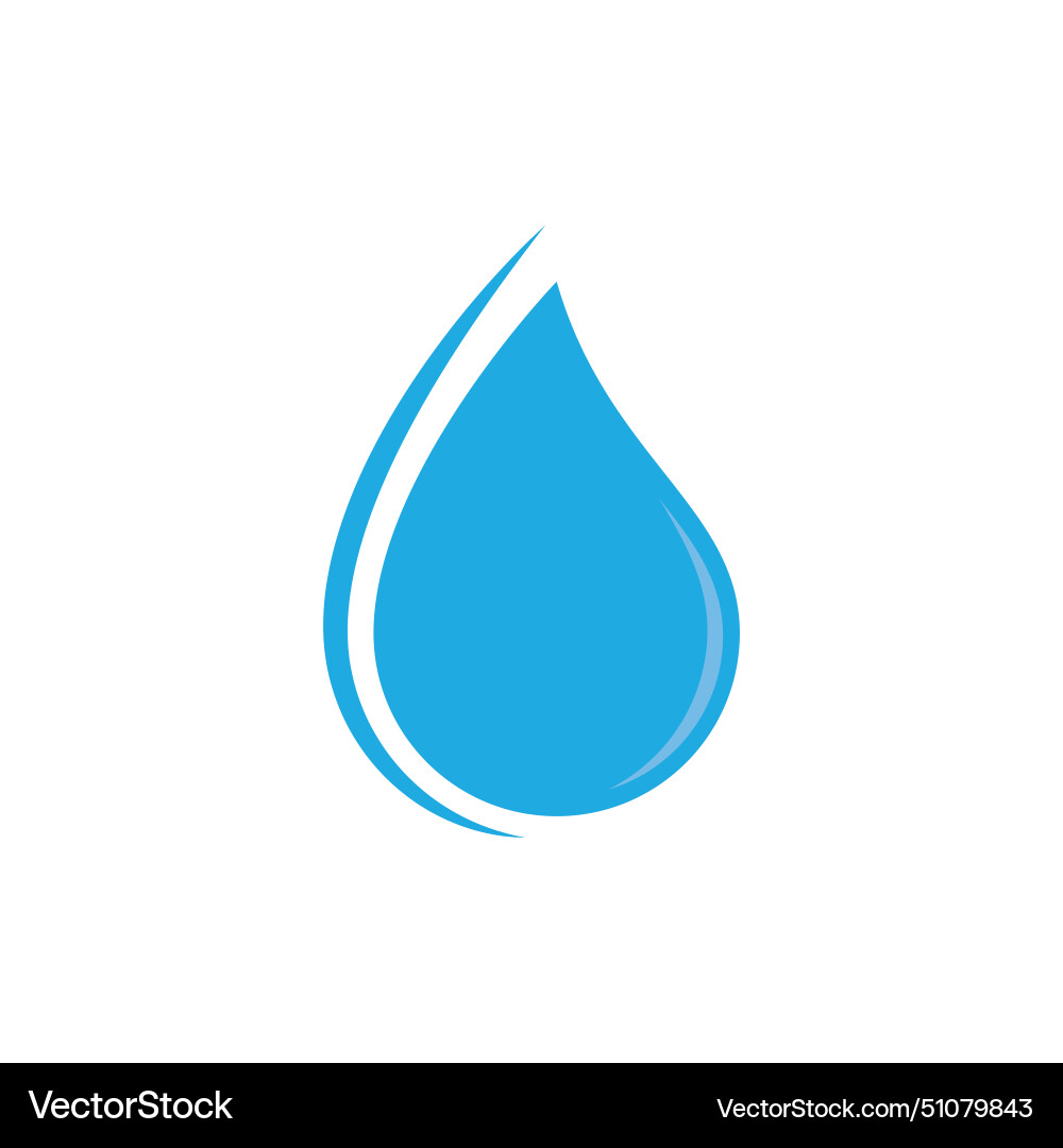 Water drop Royalty Free Vector Image - VectorStock
