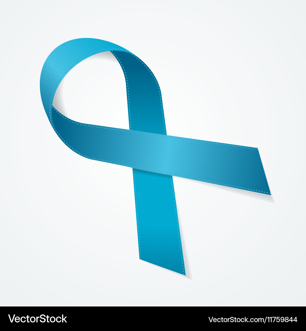 Blue ribbon award sign Royalty Free Vector Image