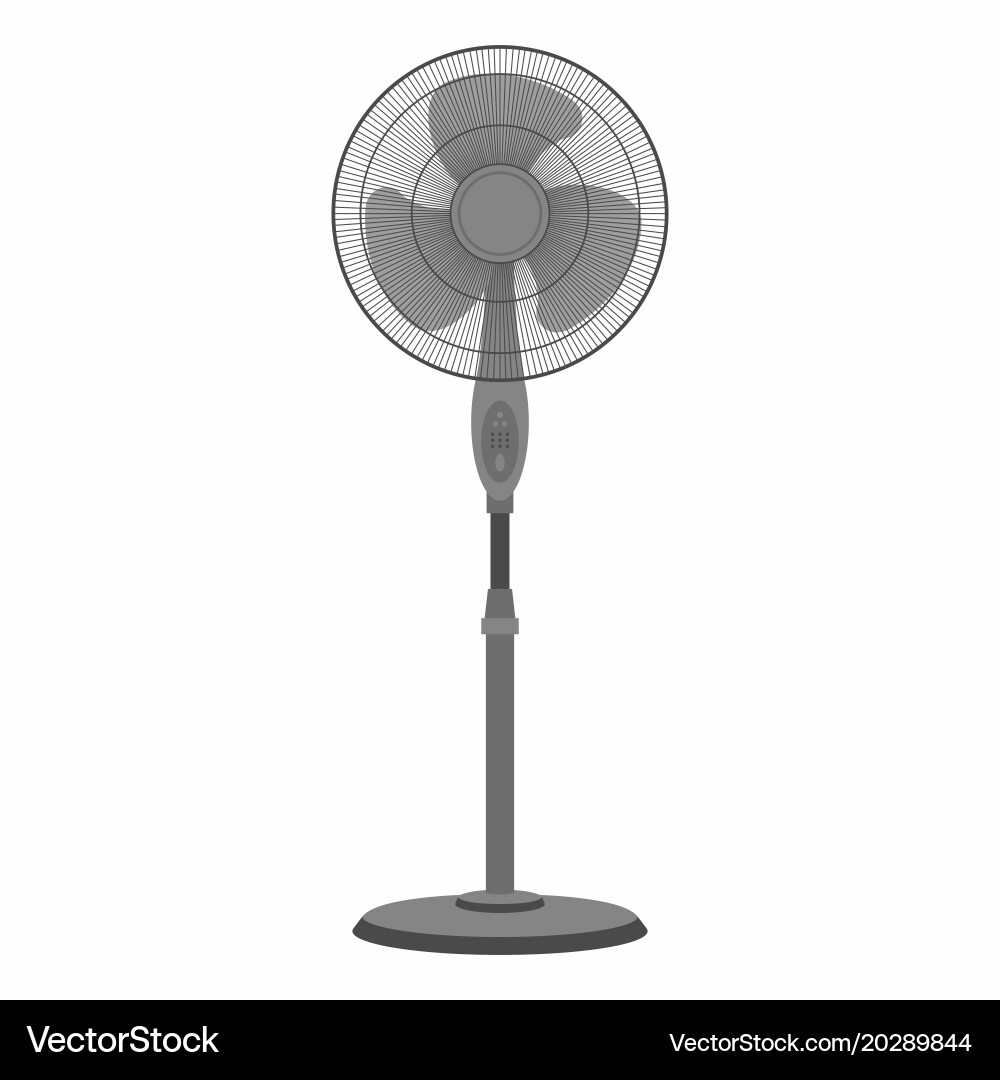 Electric black fan Royalty Free Vector Image - VectorStock