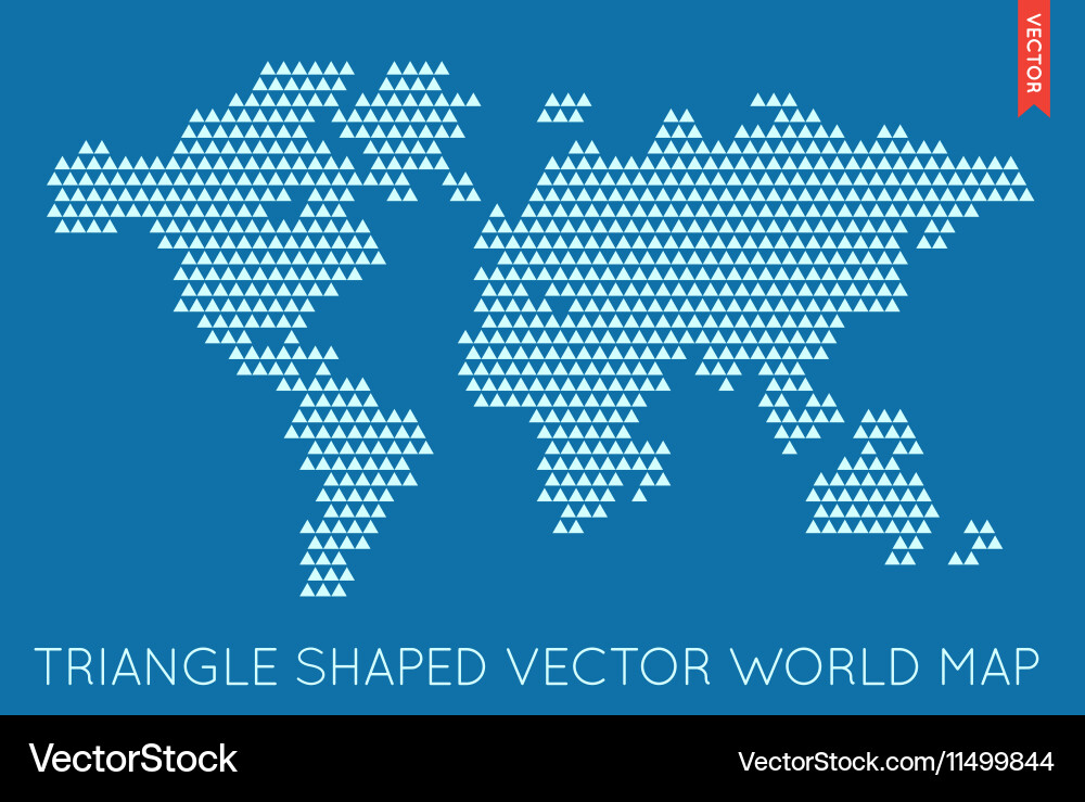 Flat world map infographic Royalty Free Vector Image