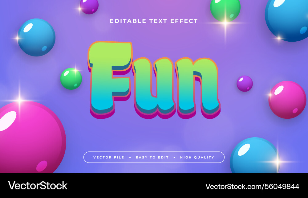 Game text effect design for gaming play arcade Vector Image