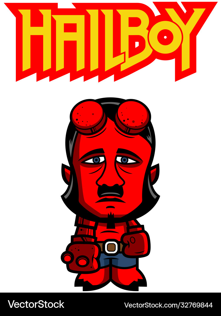 Hailboy Royalty Free Vector Image - VectorStock