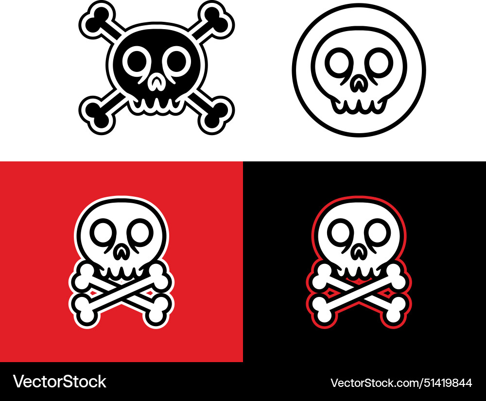Skull drawing Royalty Free Vector Image - VectorStock