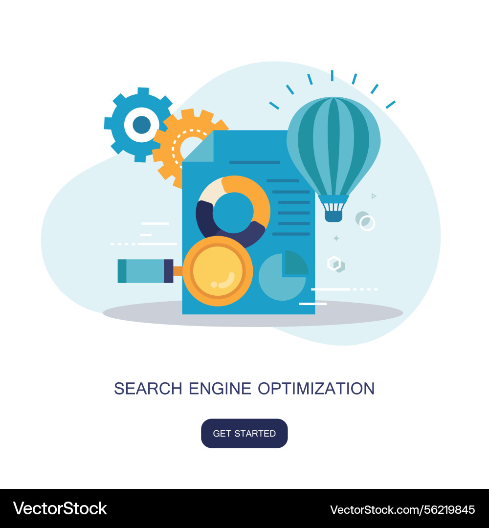 Search engine optimization Royalty Free Vector Image