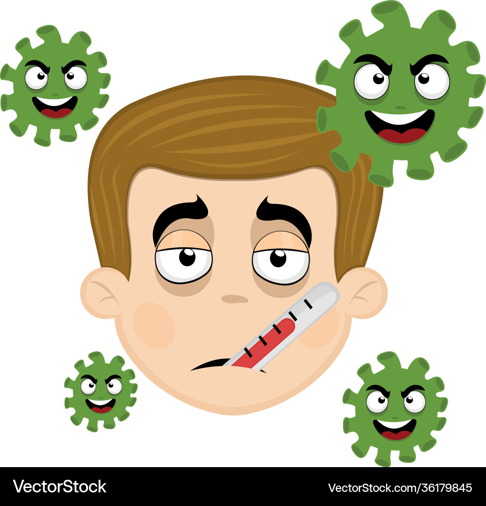 Sick Royalty Free Vector Image - VectorStock
