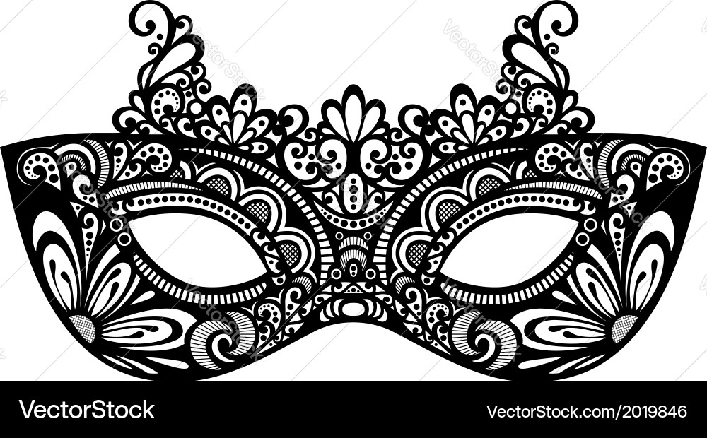 Beautiful masquerade mask Royalty Free Vector Image