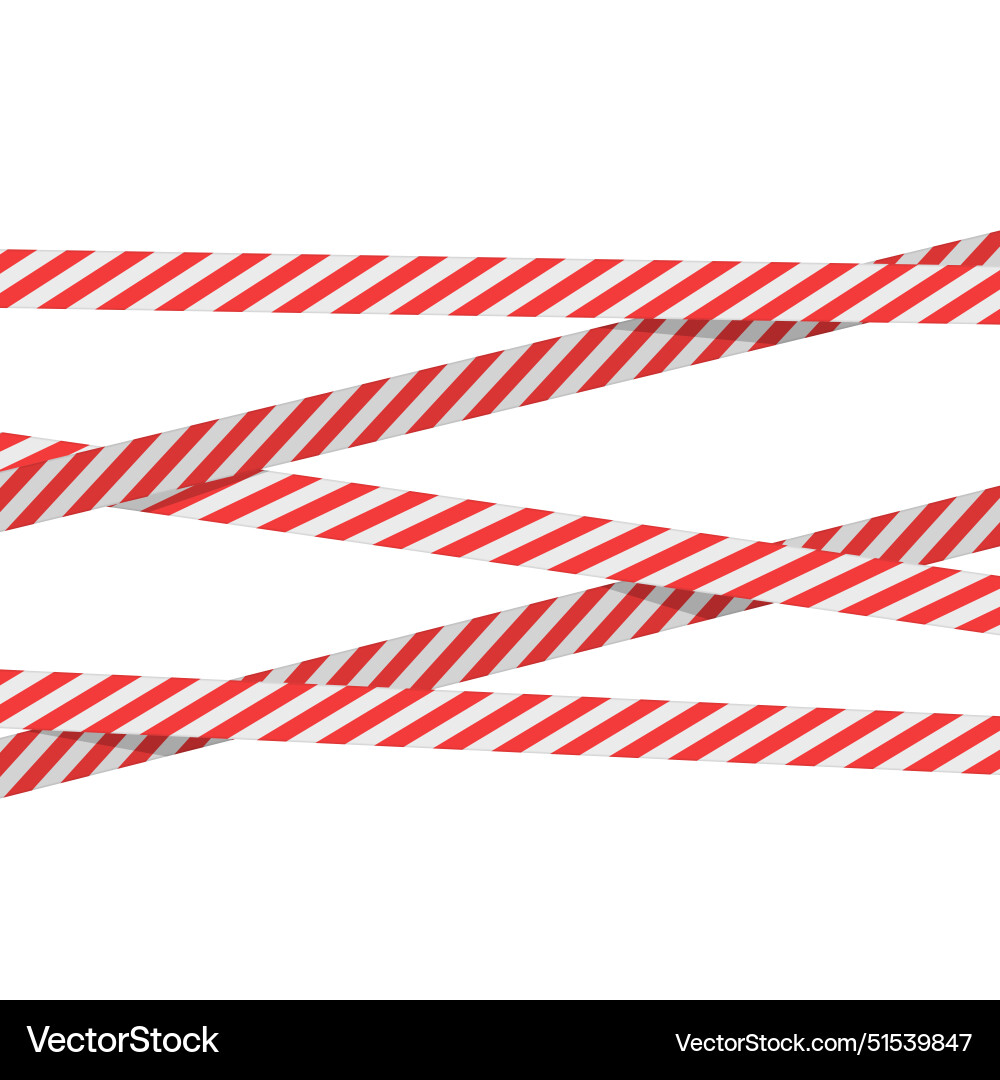 Barricade construction tape Royalty Free Vector Image