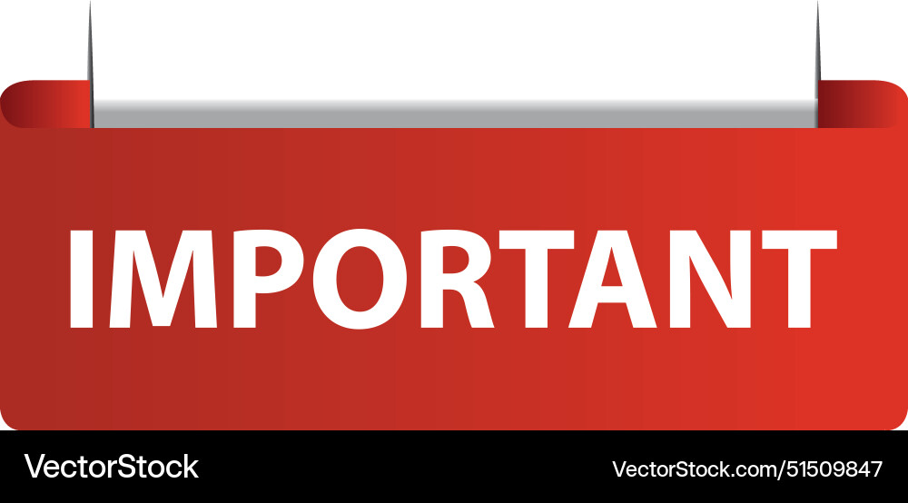 Important for banner design info sign Royalty Free Vector