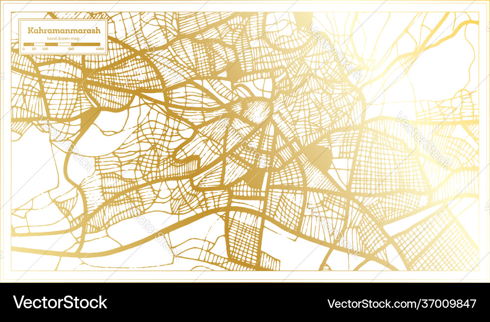 Kahramanmarash turkey city map in retro style Vector Image