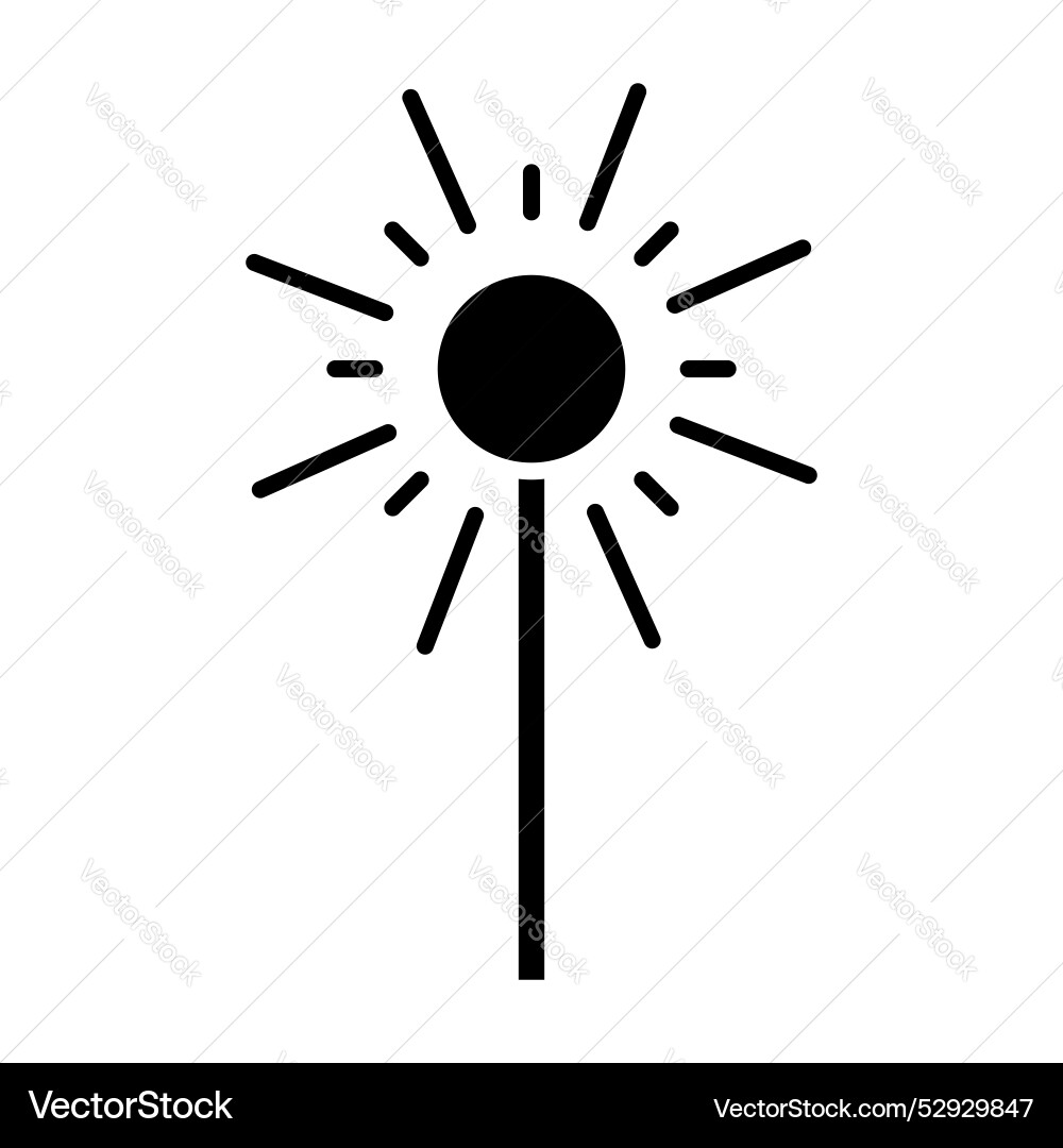 Laser-Strahl-Symbol gesetzt hohe Funken Symbol Vektorbild